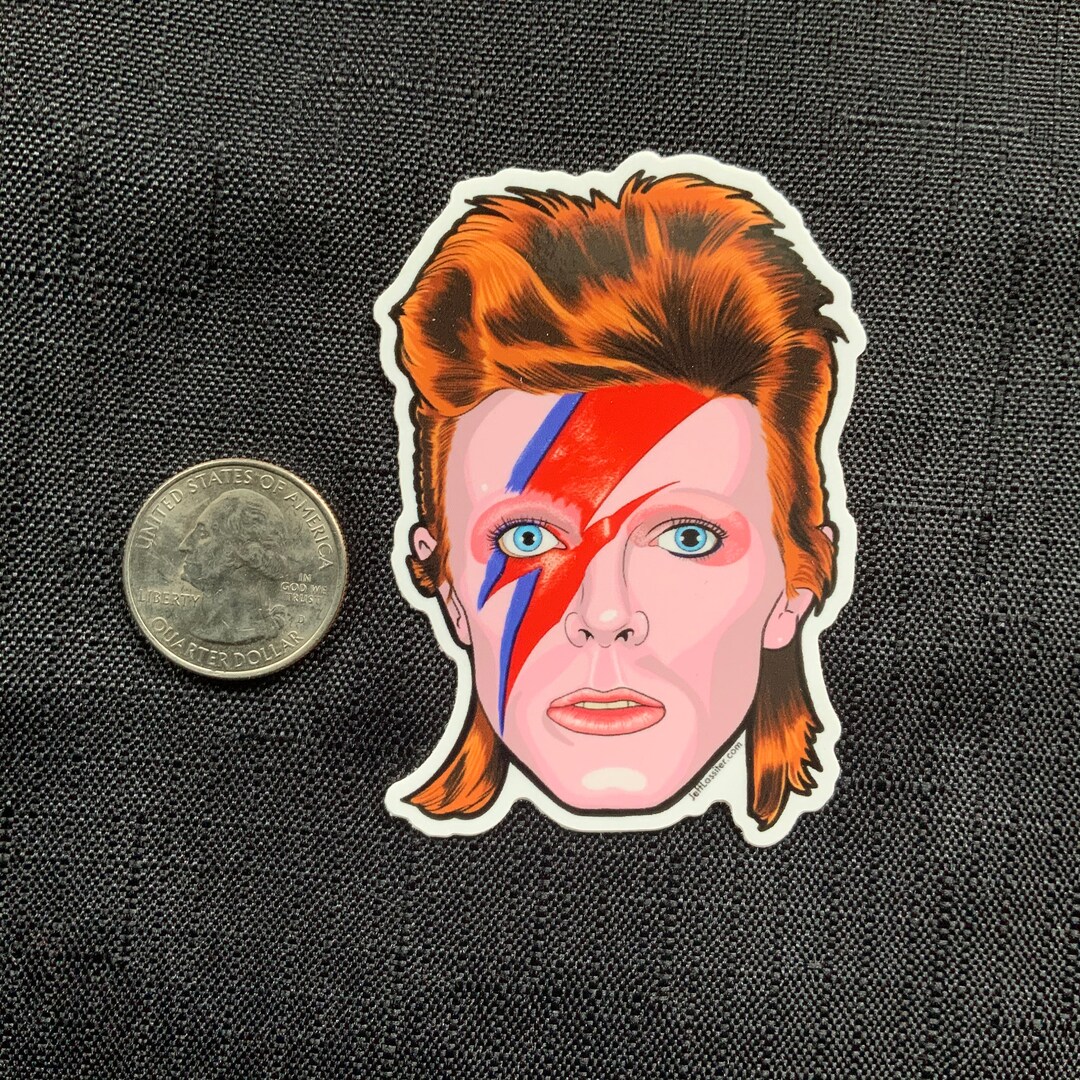 Ziggy Stardust Sticker-small - Etsy
