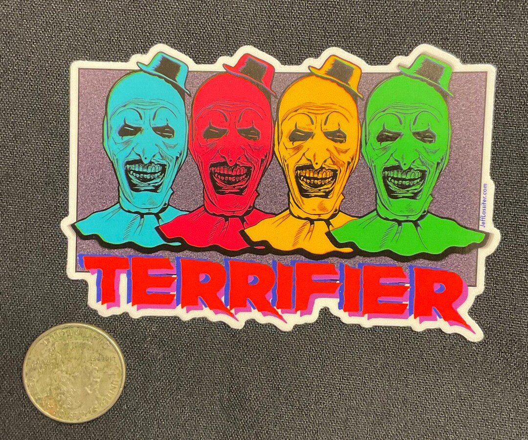 Terrifier Art the Clown Sticker - Etsy