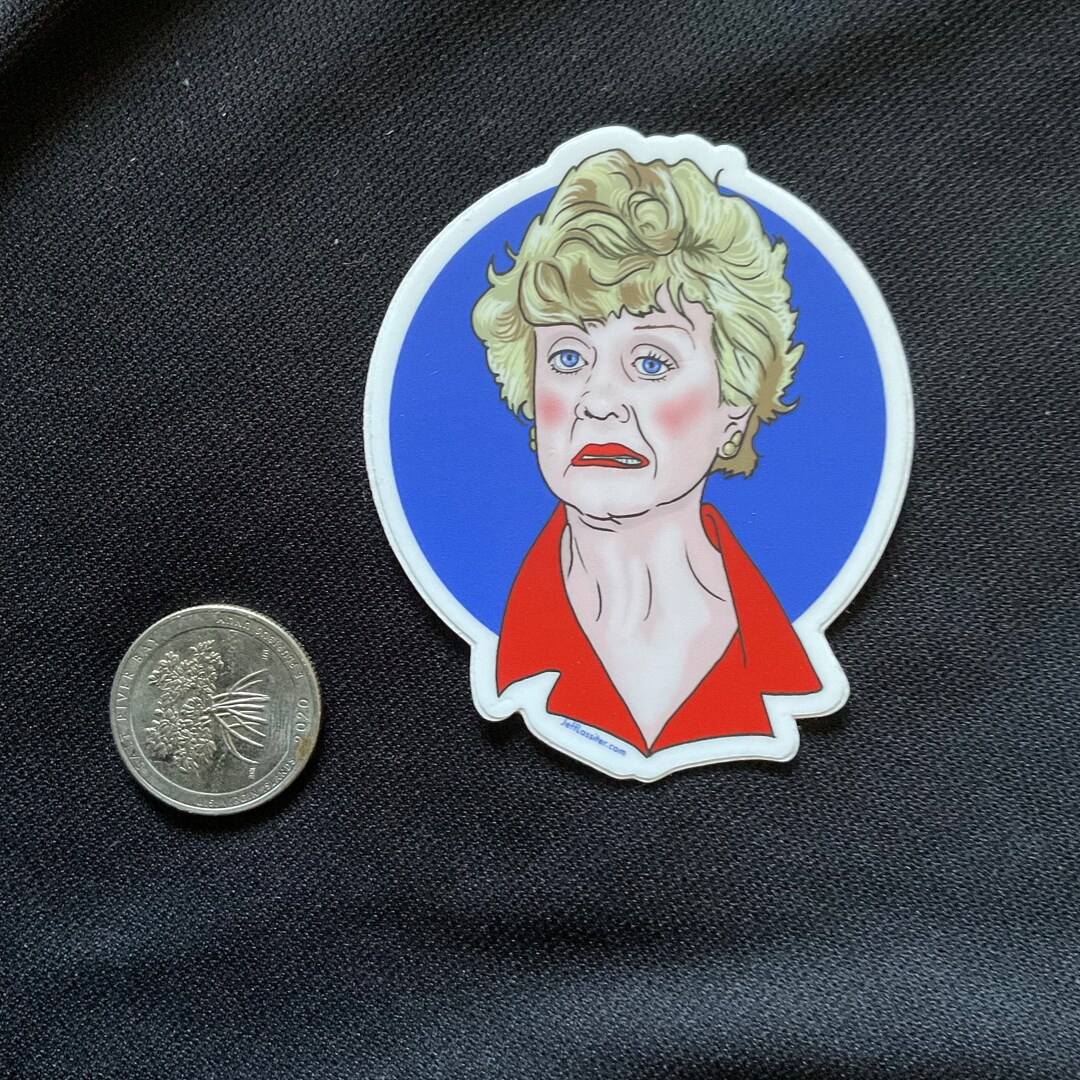 Murder, She Wrote Wet Jessica Sticker - Etsy