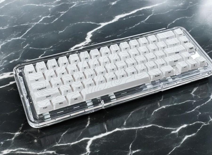 Topographic Keycaps Set – PBT, Cherry Profile, Gaming & Mechanical ...