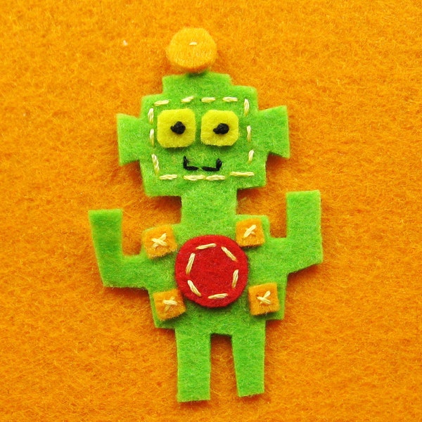 Felt Robot - Etsy