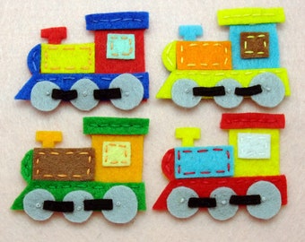 Felt Train Ornament - Etsy