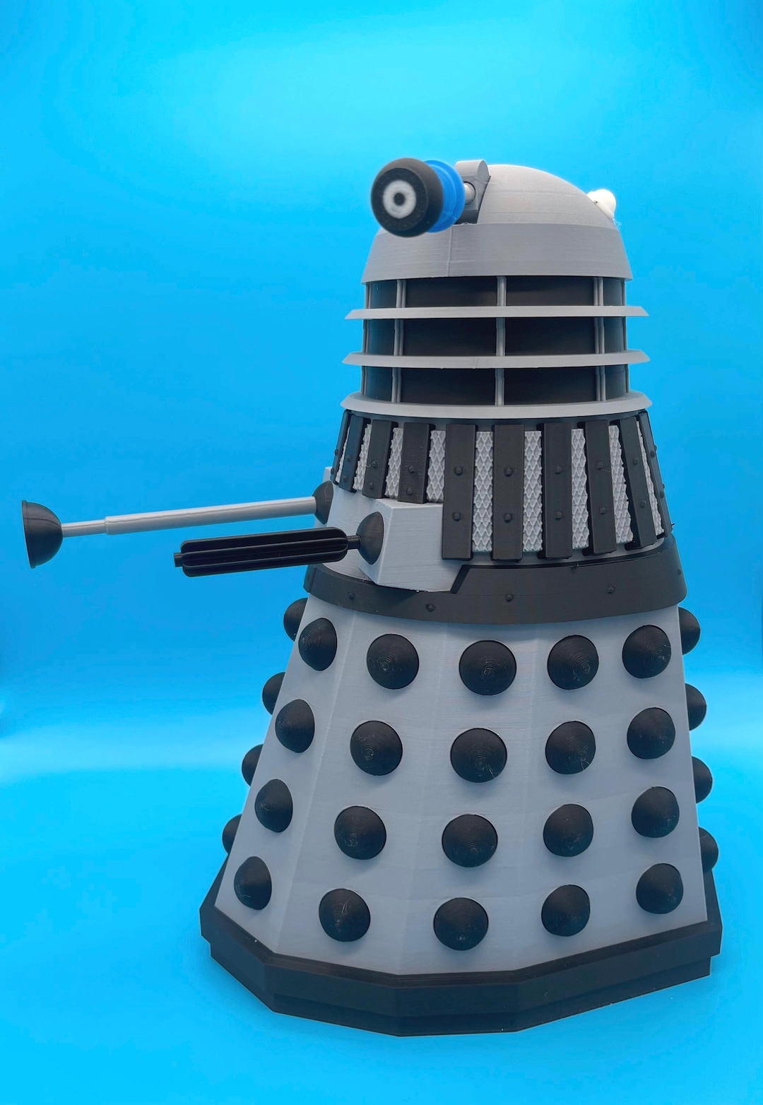 Doctor Who Classic Dalek | Dalek Figure, 3D Printed Fan Art | Grey and ...
