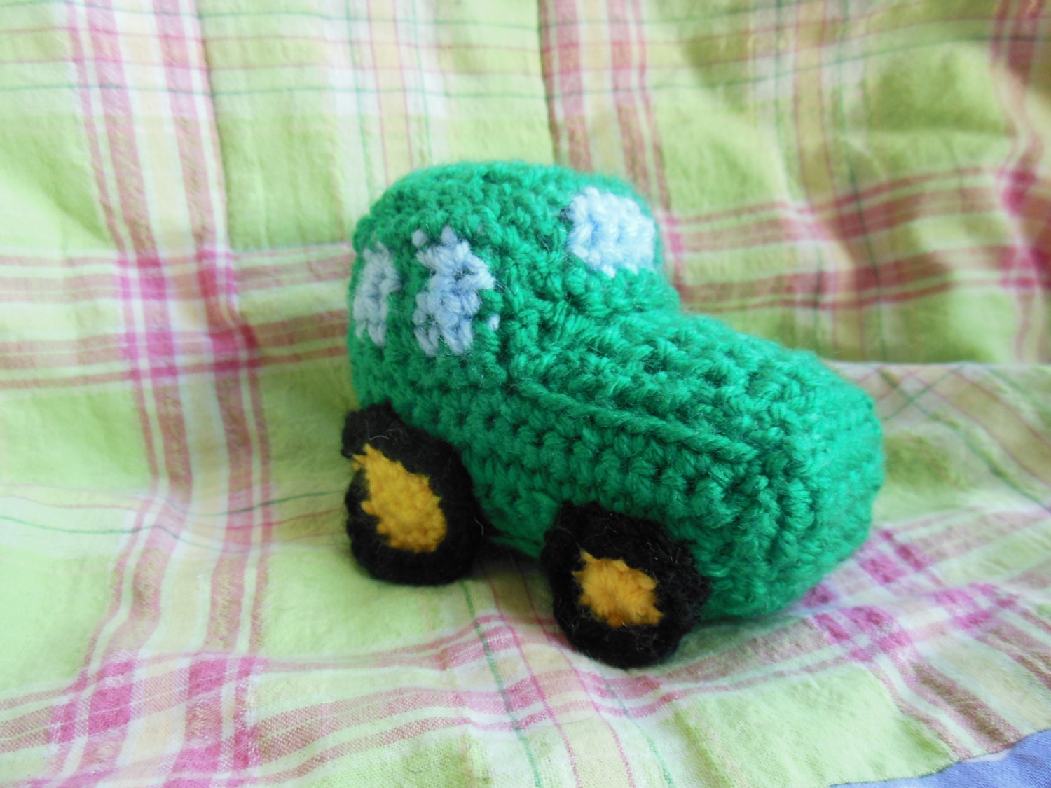 Mini Tractor Crochet PATTERN - Etsy