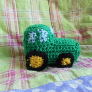 Mini Tractor Crochet PATTERN - Etsy