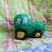 Mini Tractor Crochet PATTERN - Etsy