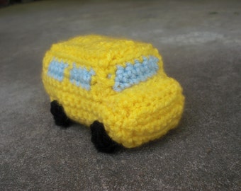 School Bus Crochet PATTERN | Etsy