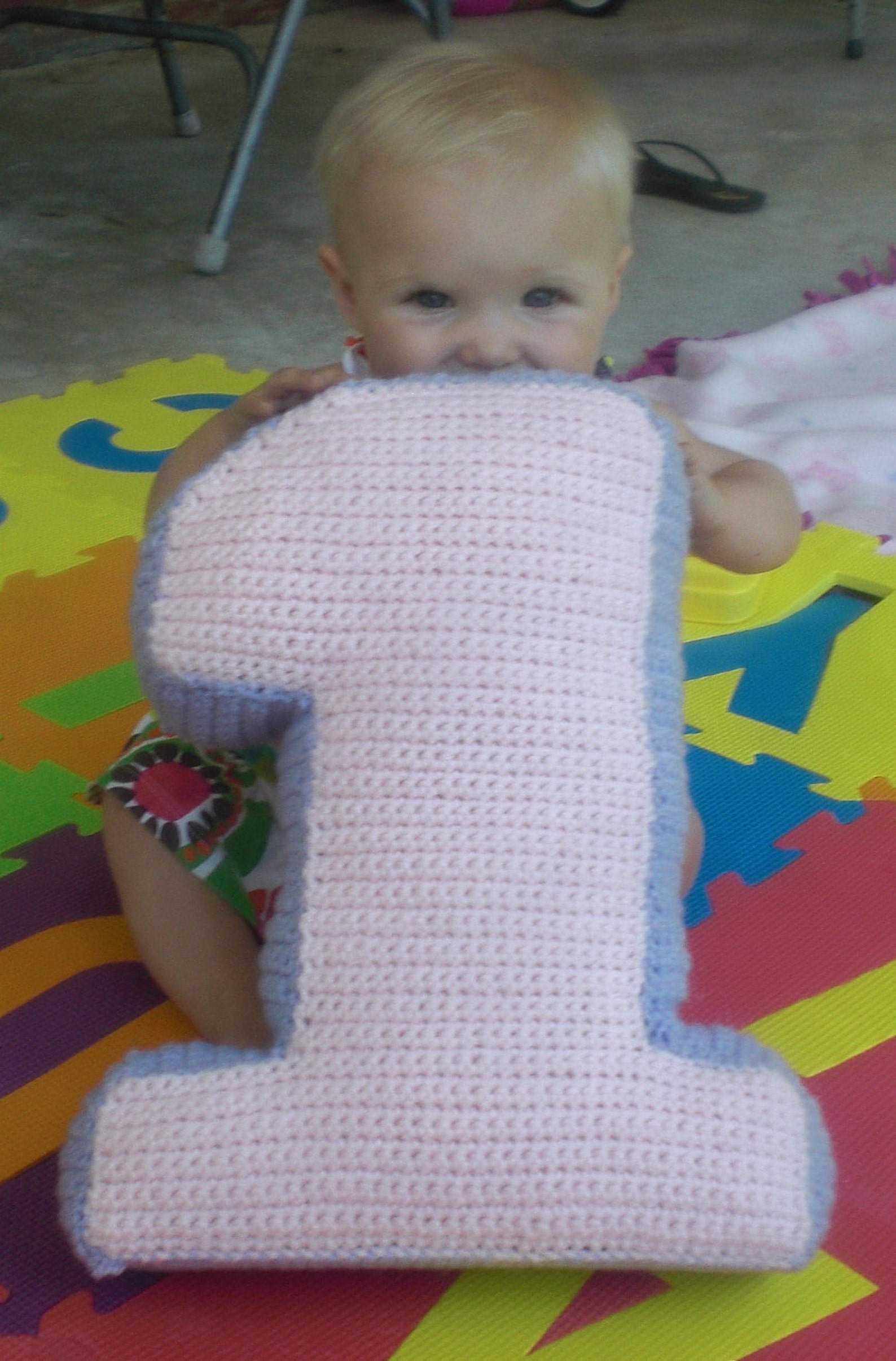 Number One Crochet PATTERN - Etsy