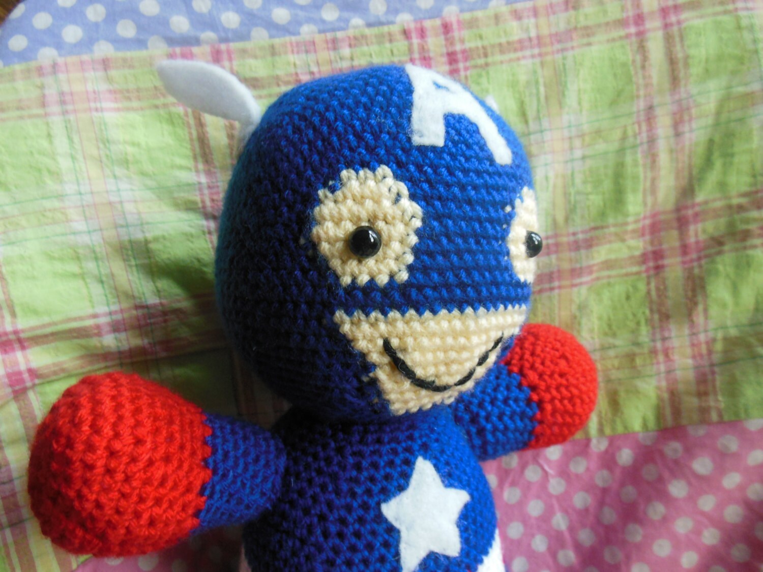 Captain America Crochet PATTERN - Etsy