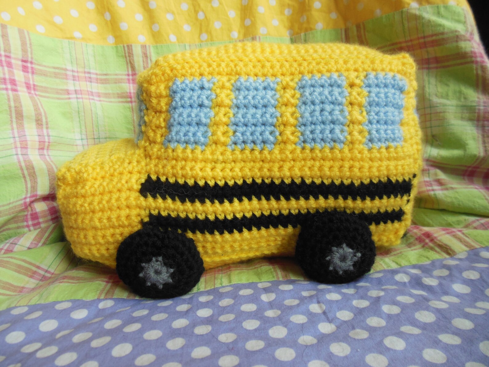 School Bus Crochet PATTERN - Etsy
