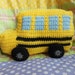 School Bus Crochet PATTERN - Etsy