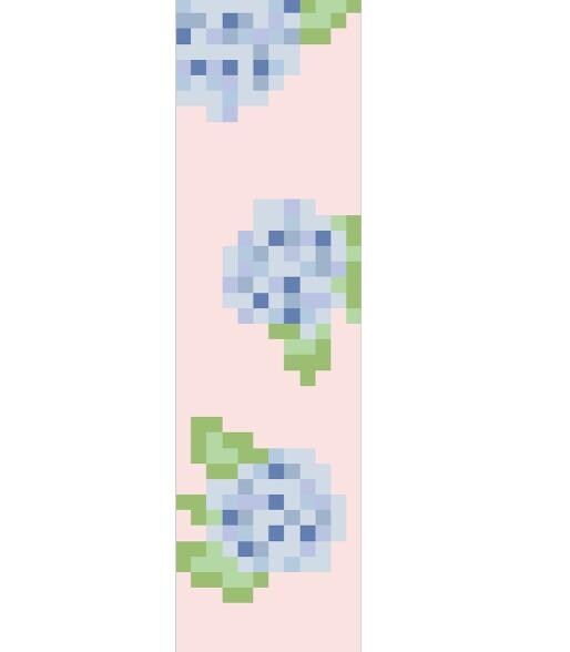 Hydrangeas Key Fob- Needlepoint Digital Chart - Etsy