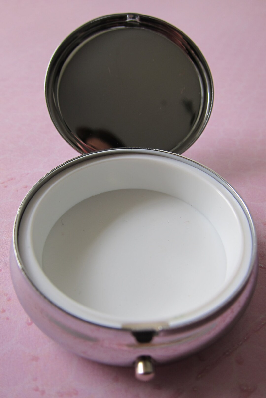 Blank Pill Box Container W/velvet Pouch - Etsy