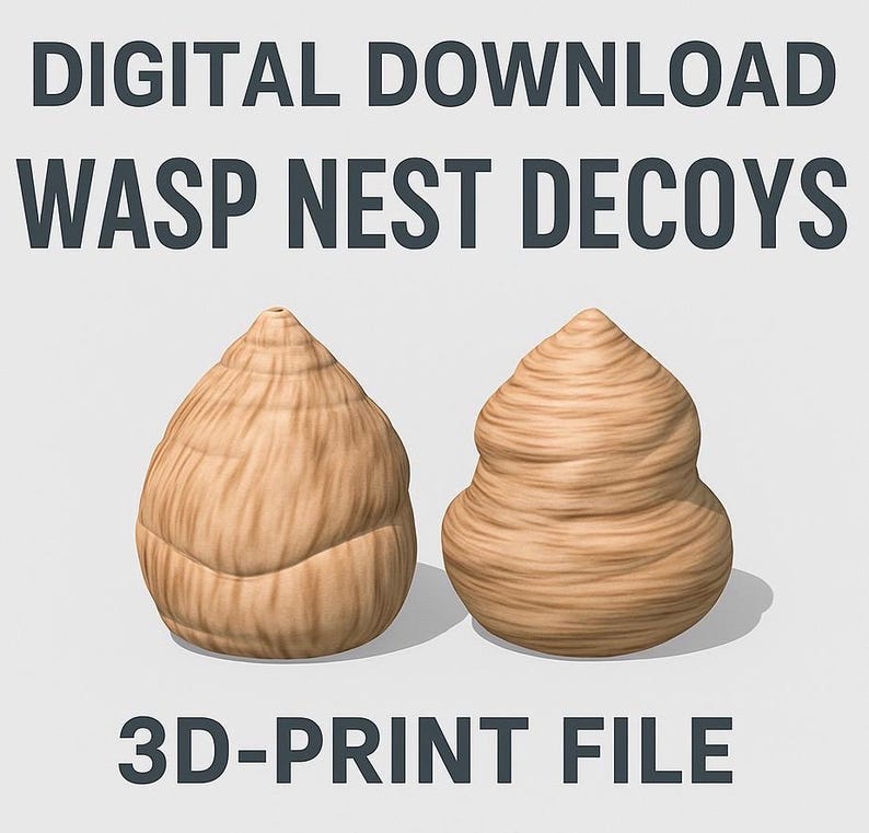 Wasp Nest Dummy Digital Download – 3D Print File for Wasp Nest Model ...