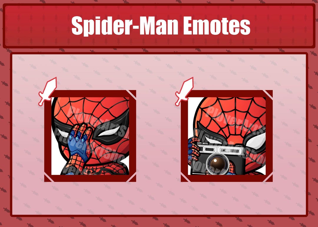Spider-man Emotes for Twitch & Discord | Marvel Rivals Emotes - Etsy