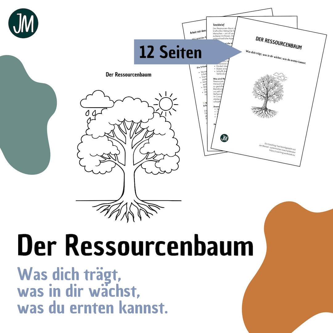 Der Ressourcenbaum Coaching Tool - Vorlage, Arbeitsblatt, PDF ...
