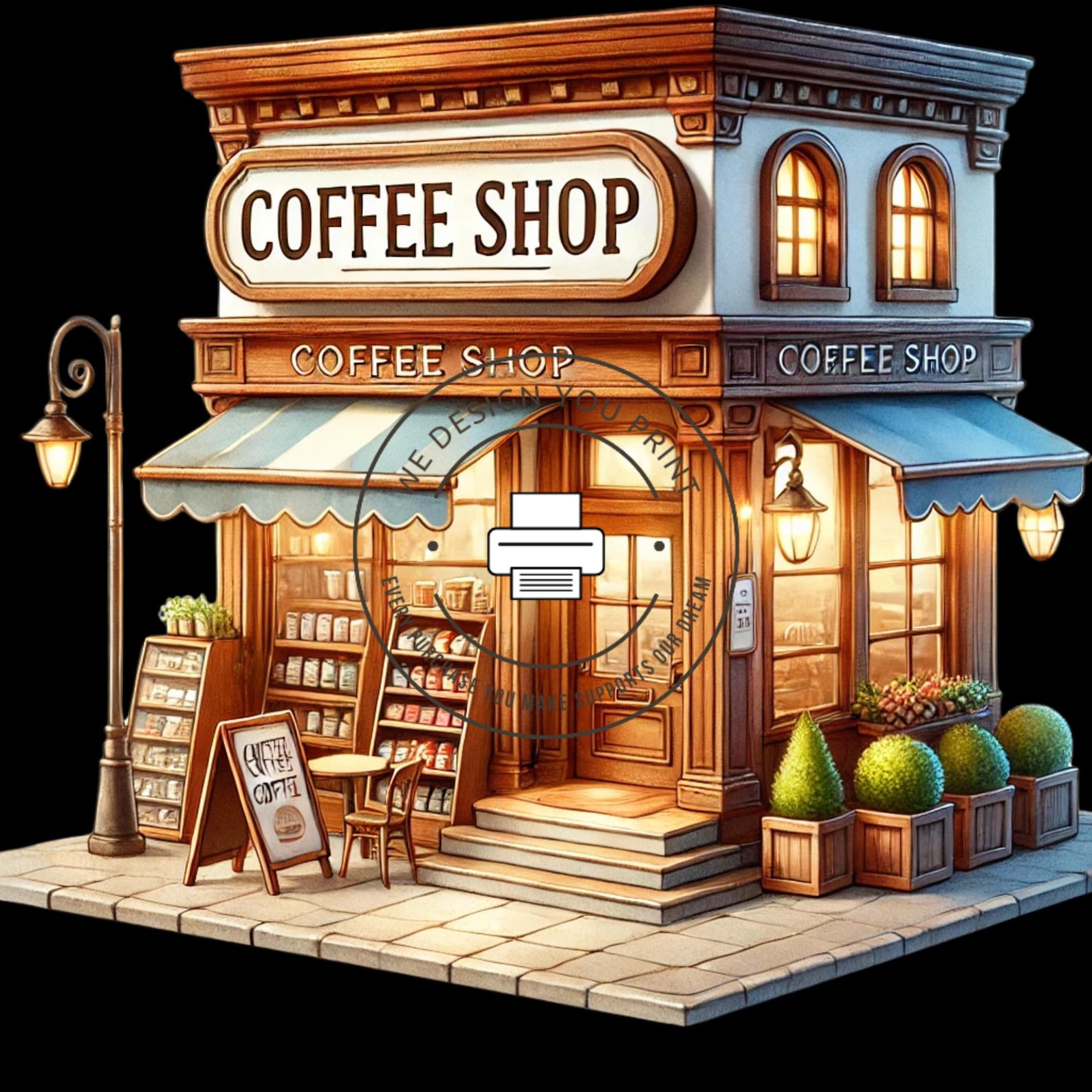 10 Coffee Shop Clip Art Set, High Quality 300 DPI PNG Transparent ...