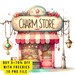 10 Cute Charm Store PNG Transparent Clipart, Whimsical Cottage Charm ...