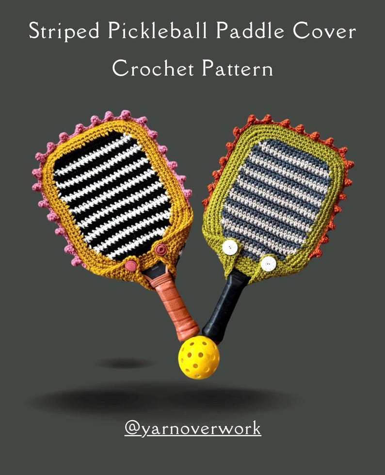 Pickleball Paddle Cover Crochet Pattern - Etsy