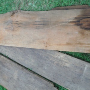 Lot of 3 Vintage Red Tidewater Pecky Cypress Reclaimed Lumber Old Wood ...