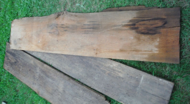 Lot of 3 Vintage Red Tidewater Pecky Cypress Reclaimed Lumber Old Wood ...