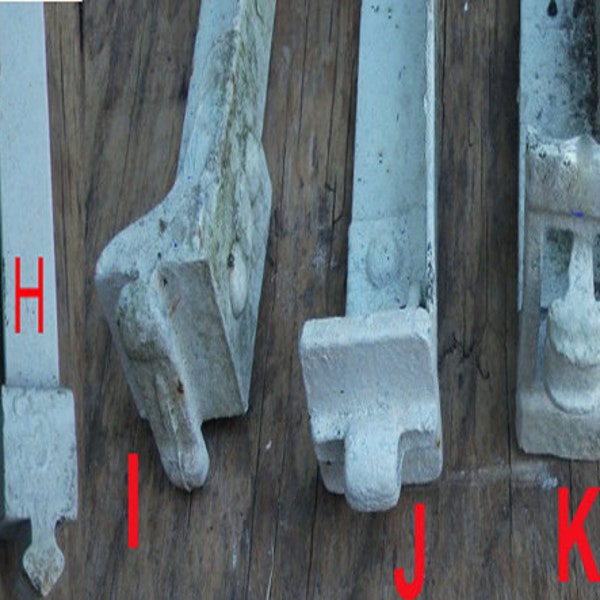 Antique Iron Bed Rails - Etsy