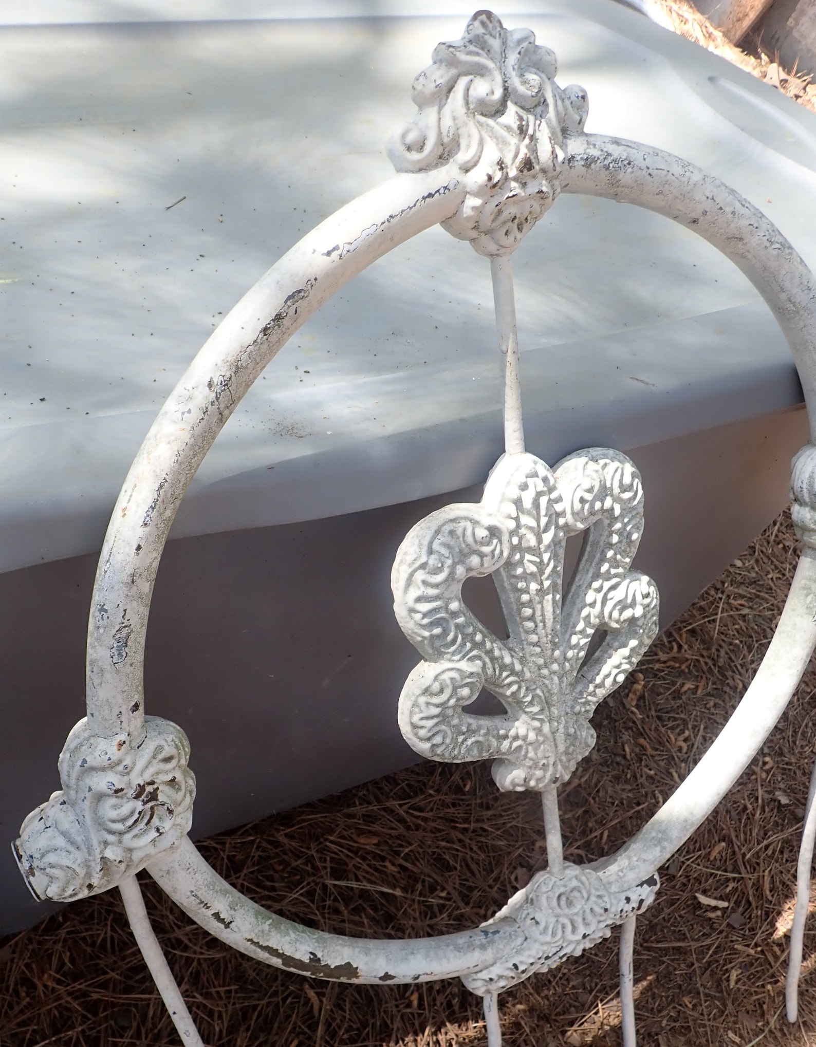 Vintage Ornate Cast Iron for Garden Decor Flower Bed Home Homestead ...