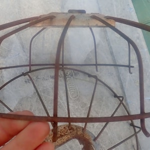 Vintage Lot of Six Rustic Cages for Repurpose Lamp Project Cages 13.5 ...