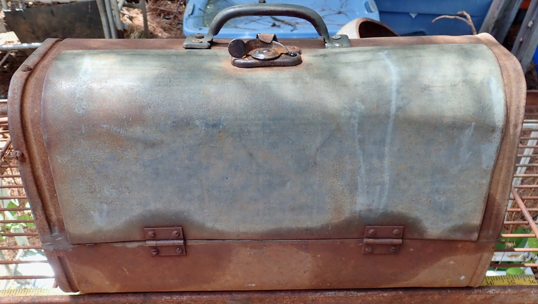 Vintage Tool Box Made From Repurposed Gas Tank, Steampunk, Rat Rod ...