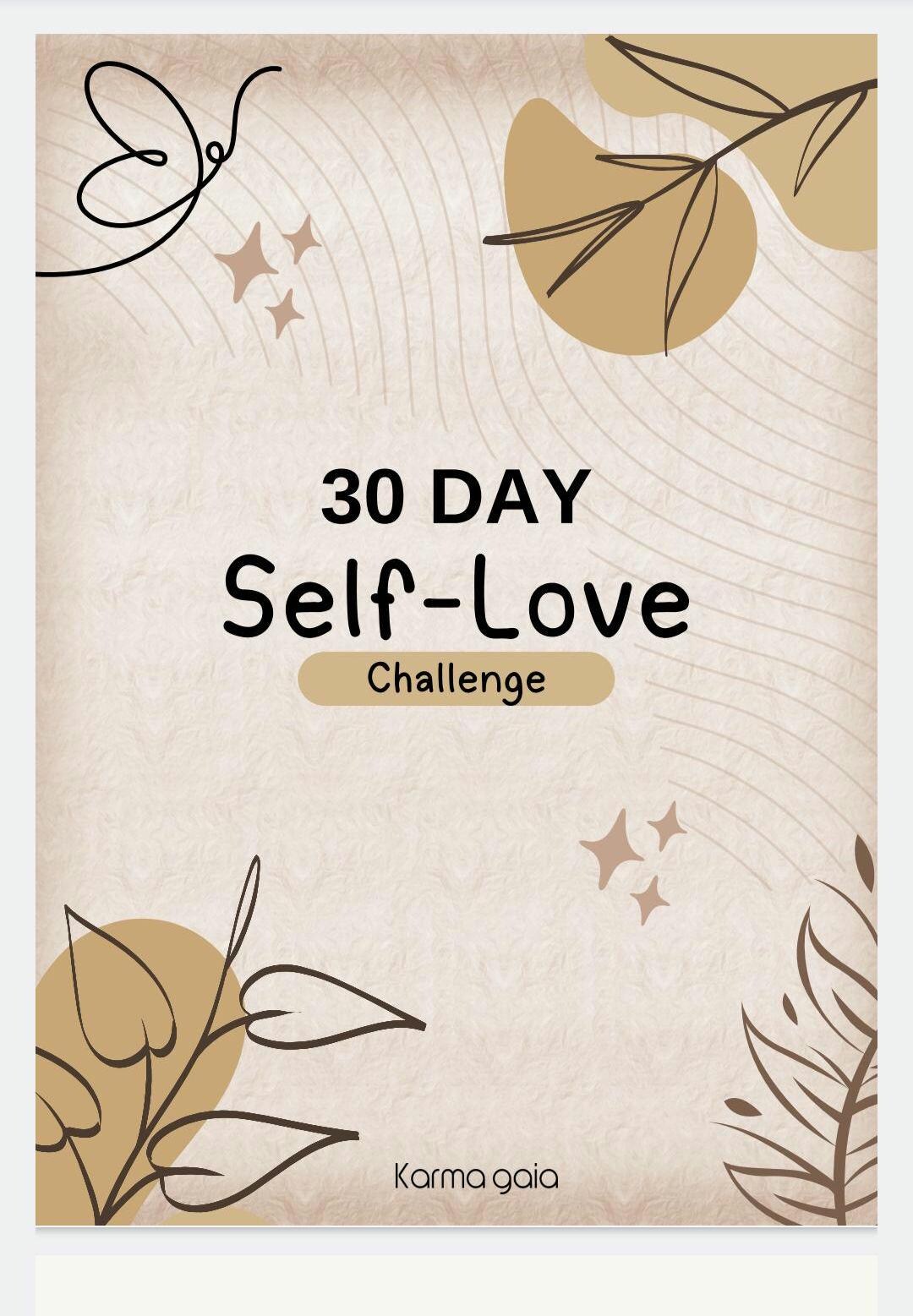 30 Day Self Love Challenge Instant Download Self Planner Valentines Day ...