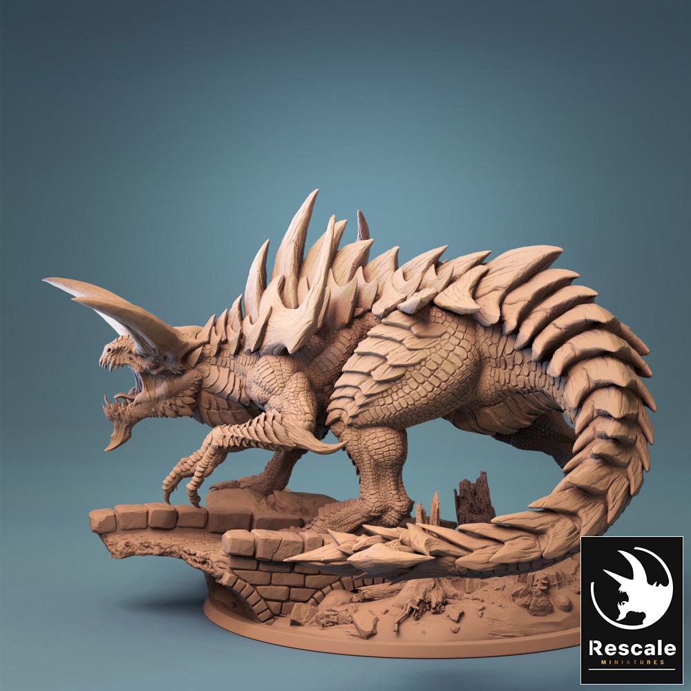 Tarrasque - Rescale Miniatures - Wargaming - Etsy
