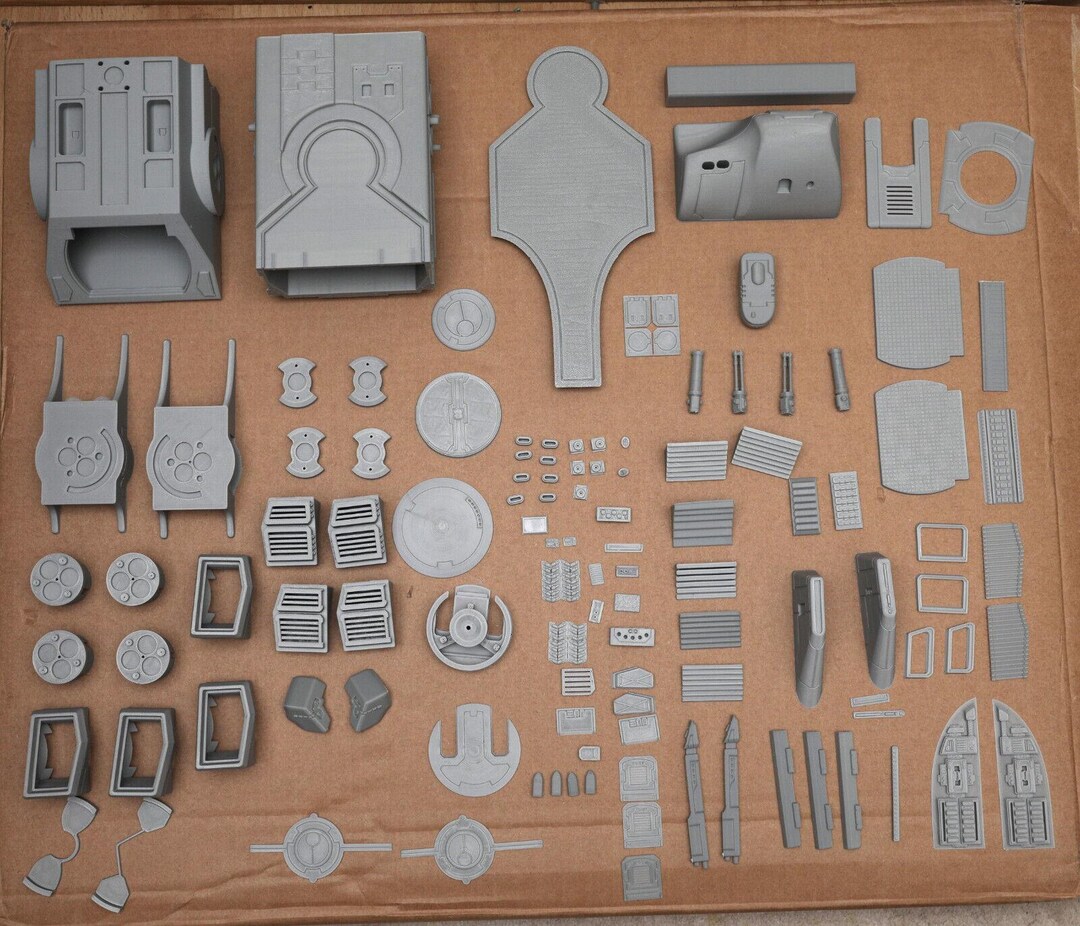 Tau Orca Drop Ship Complete Parts Enclosed Version 28mm Gaming 18 Long ...