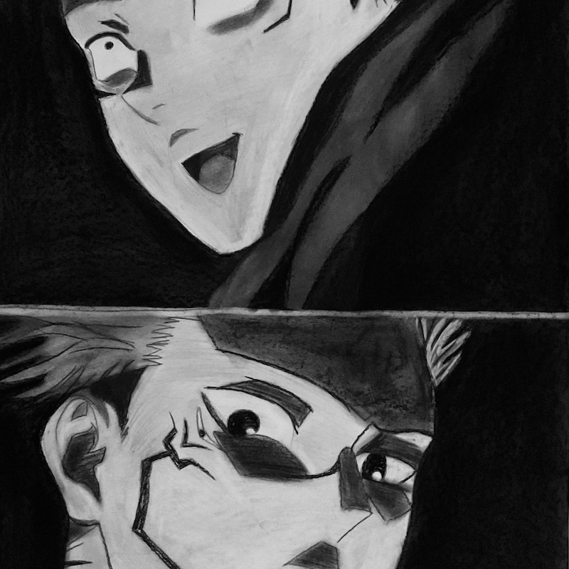 Yuji Manga Panel - Etsy