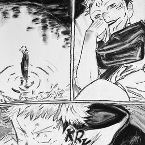 Yuji Itadori Manga Panels - Etsy