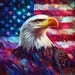 American Eagle Flag Art: Patriotic USA Illustration (digital Download ...