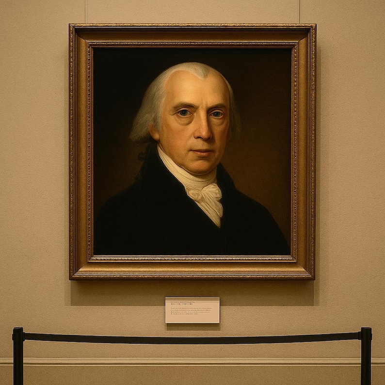 James Madison Portrait: Federalist Home Decor (digital Download) - Etsy