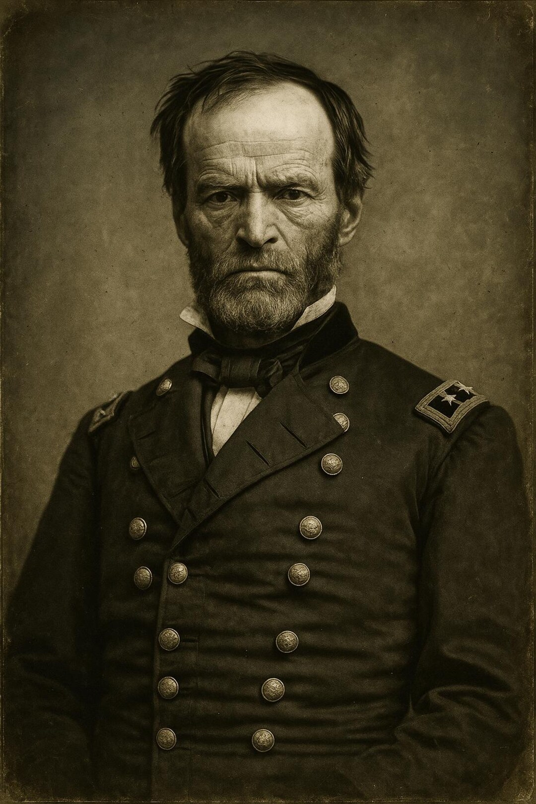 General Sherman Portrait: Vintage Civil War Union General Art (digital ...