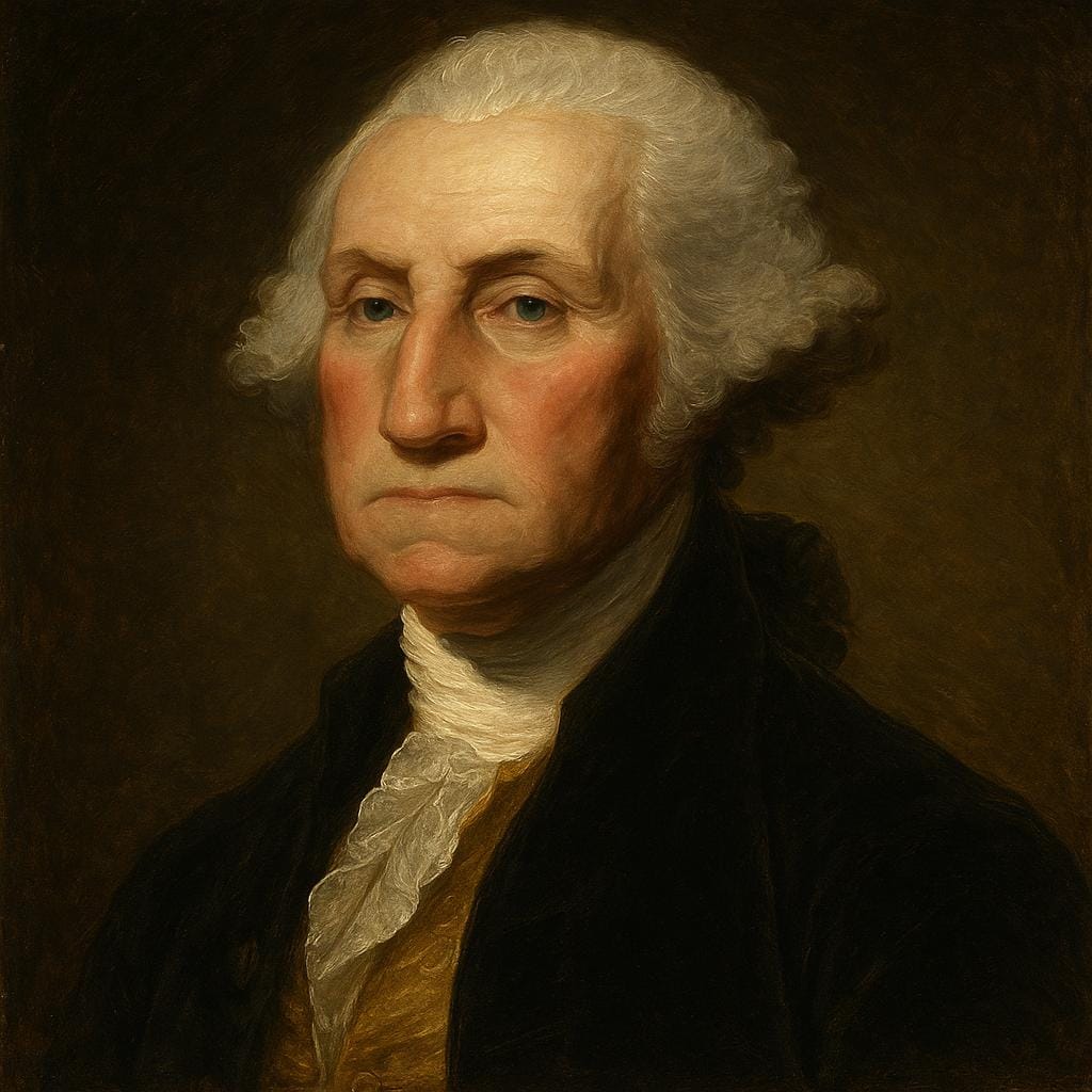 George Washington Portrait: Vintage Americana Wall Art (digital ...