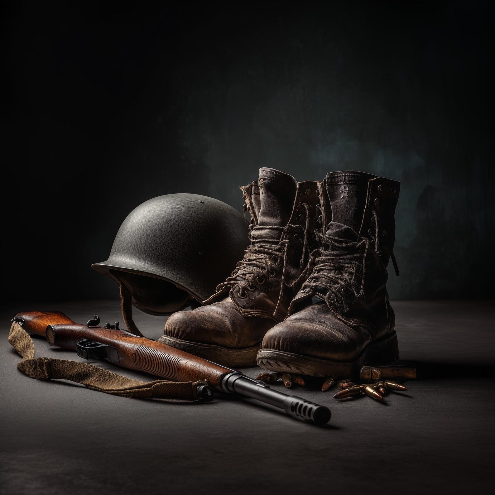 Fallen Soldier Tribute Digital Download – Military Boots Rifle Helmet ...