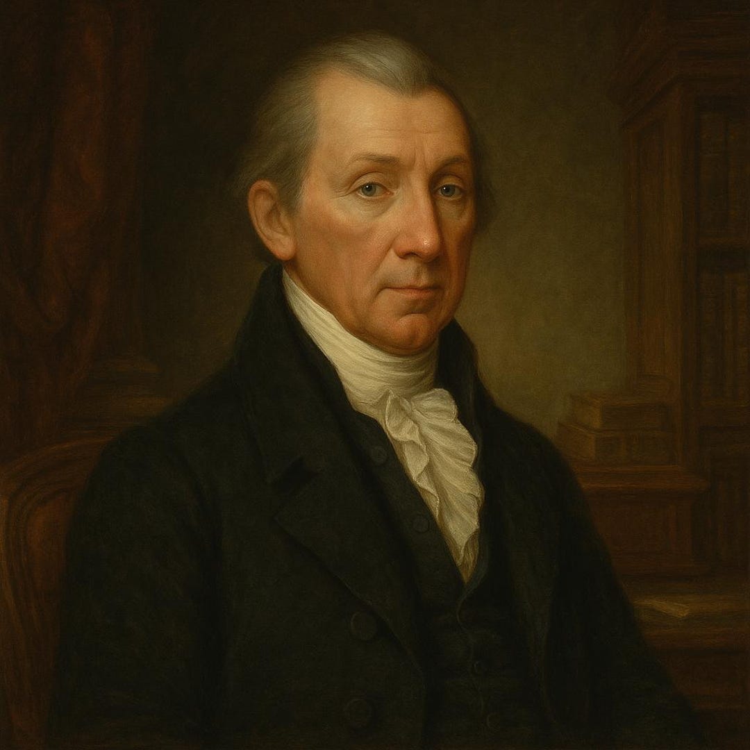 James Monroe Portrait: Vintage Founding Father Wall Art (digital ...