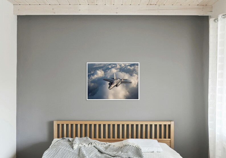 F-35 Fighter Jet Art Print – Modern Military Aircraft Digital Download ...