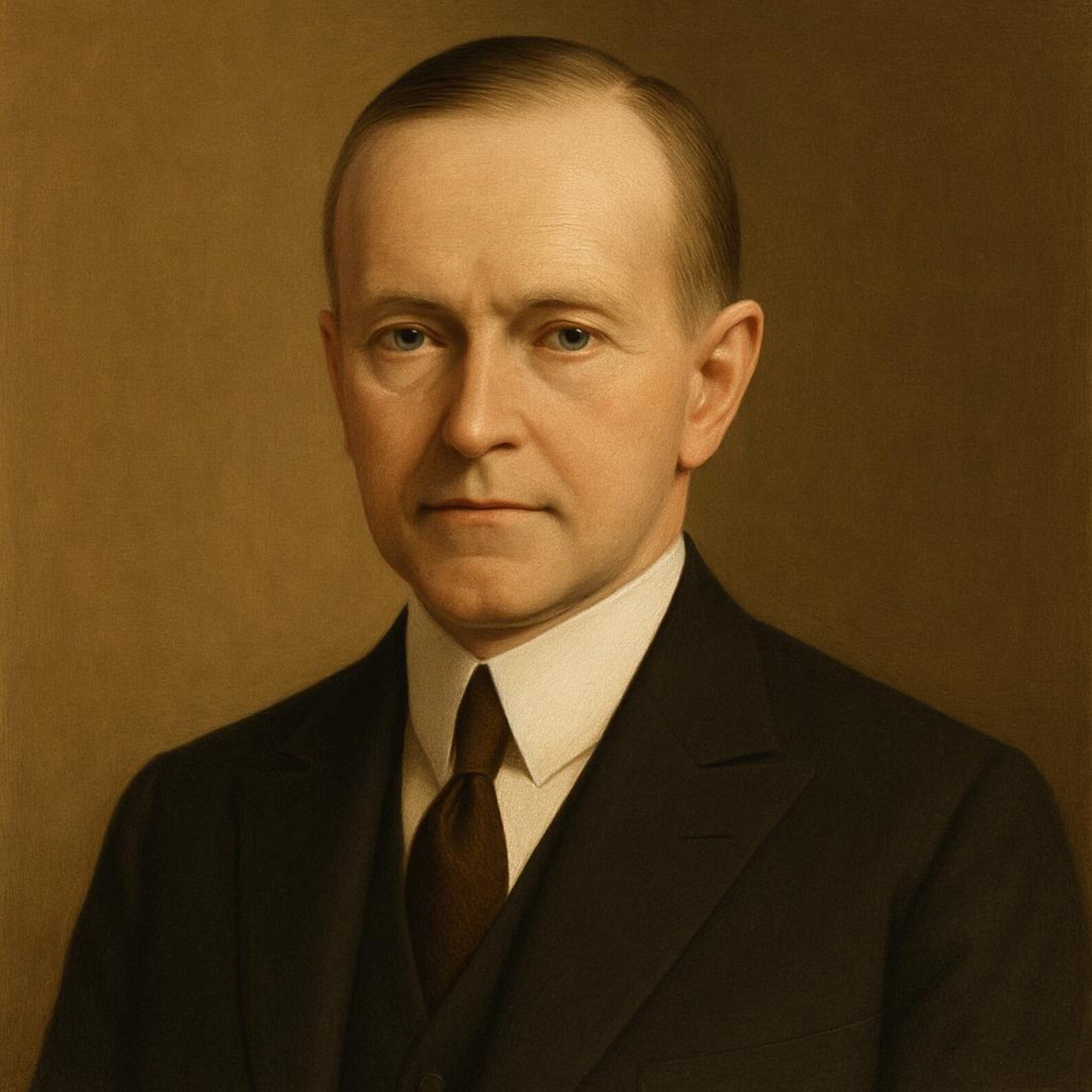 Vintage Calvin Coolidge Portrait: Classic Americana Wall Art (digital ...