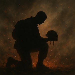 Fallen Soldier Tribute Digital Download – Military Memorial Wall Art ...