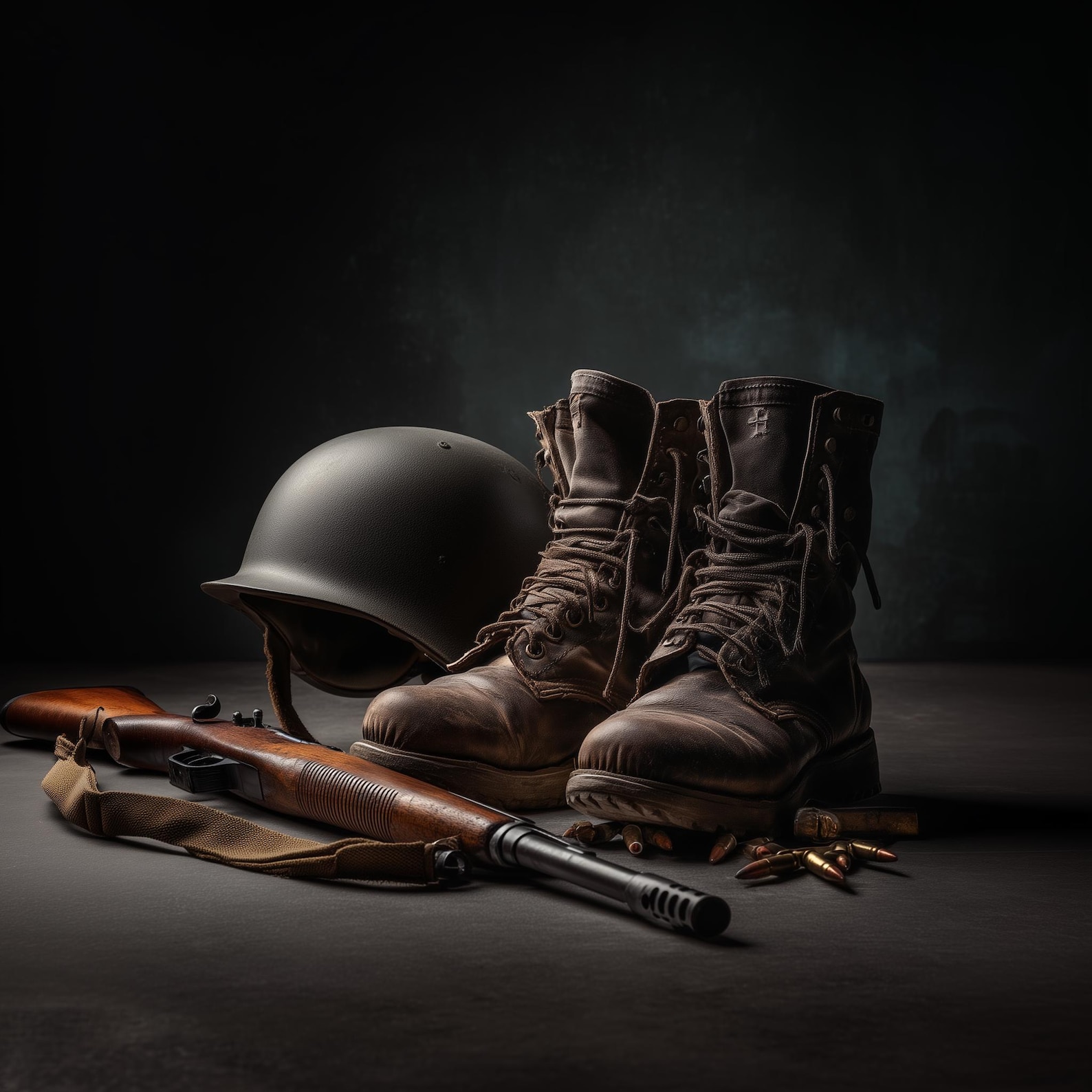Fallen Soldier Tribute Digital Download – Military Boots Rifle Helmet ...
