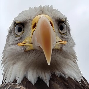 Bald Eagle Illustration: Patriotic USA Wall Art (digital Download) - Etsy