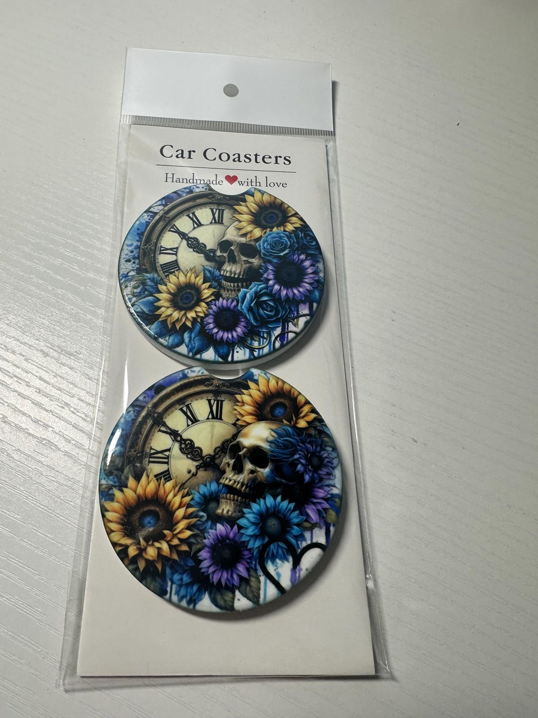 Skull Cup Car Coasters - Etsy