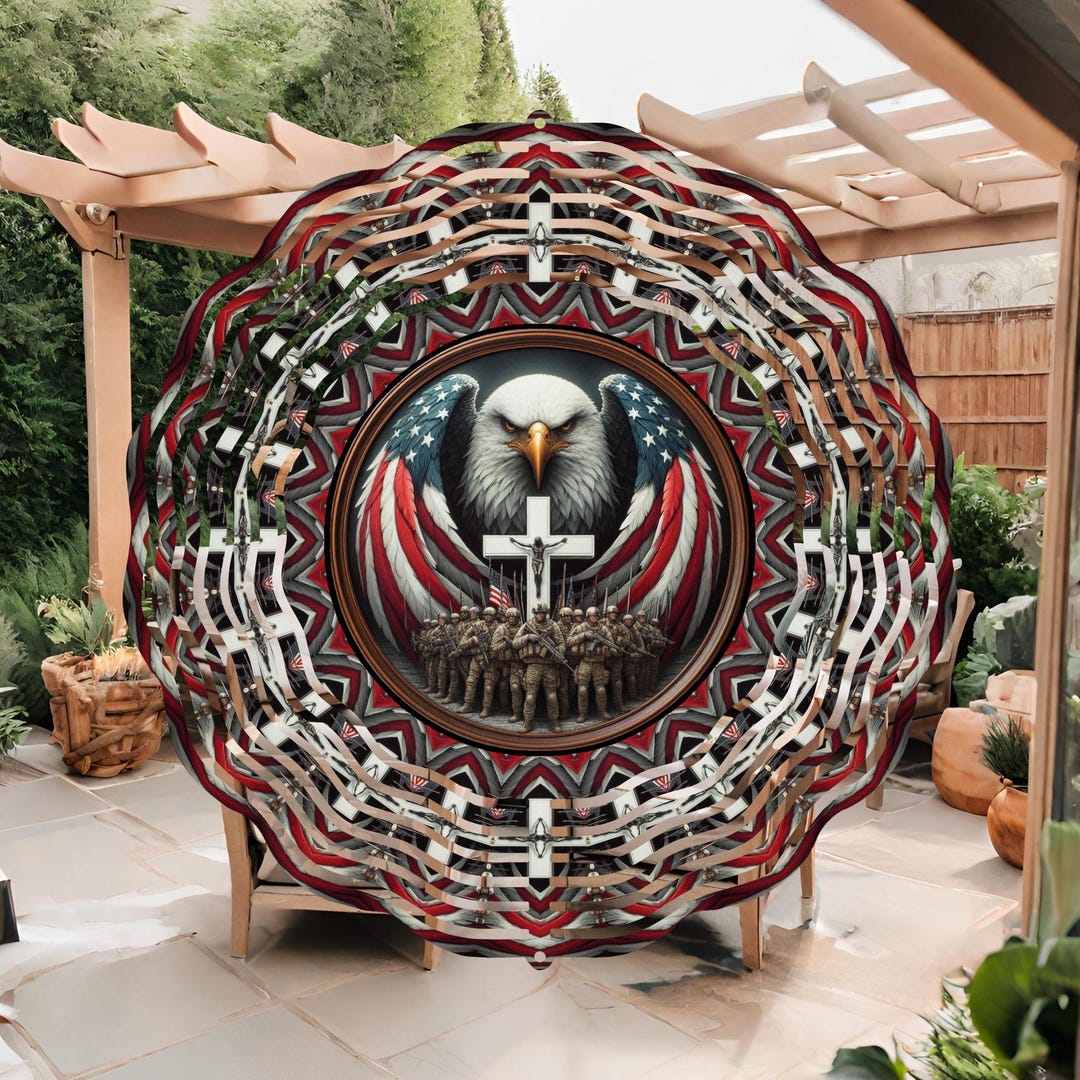 10 Inch Military Wind Spinner - Etsy