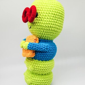 Bookworm Plushie, Crochet Bookworm, Glow Worm, Book Lovers, Book Nerd ...