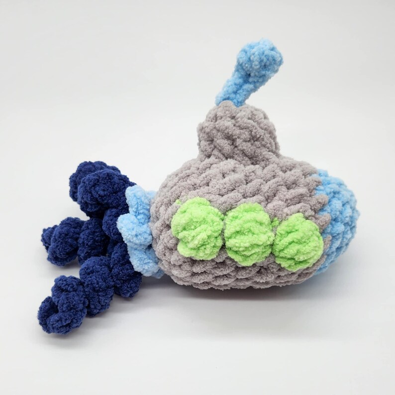 Submarine Plush, Baby Sensory Toys, Crochet Submarine, Hand Size Baby ...