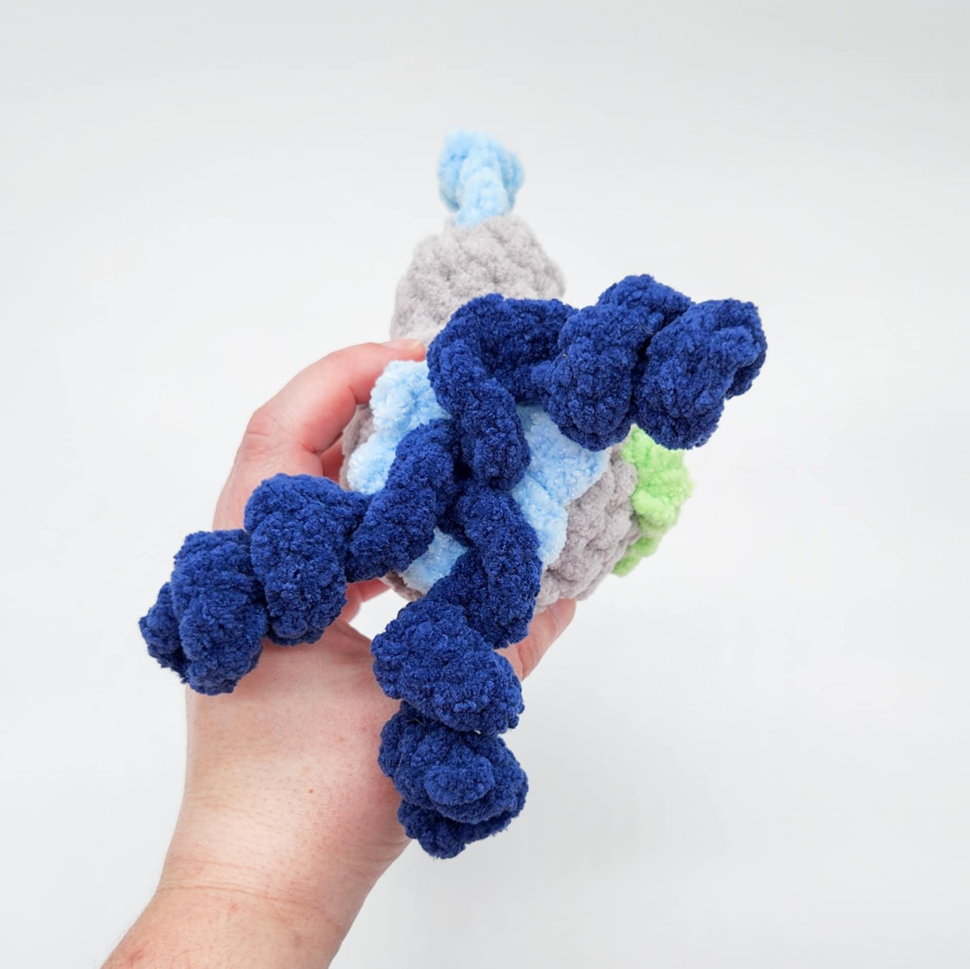 Submarine Plush, Baby Sensory Toys, Crochet Submarine, Hand Size Baby ...